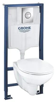 GROHE Solido Sada 4v1, Modul pro WC, klozet Bau Ceramic, tlačítko Sail 39499000