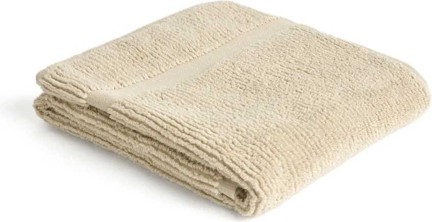 Béžový froté bavlněný ručník 50x90 cm Olvira – Kave Home