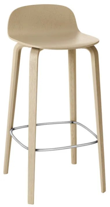 Muuto Barová židle Visu 75 cm, oak