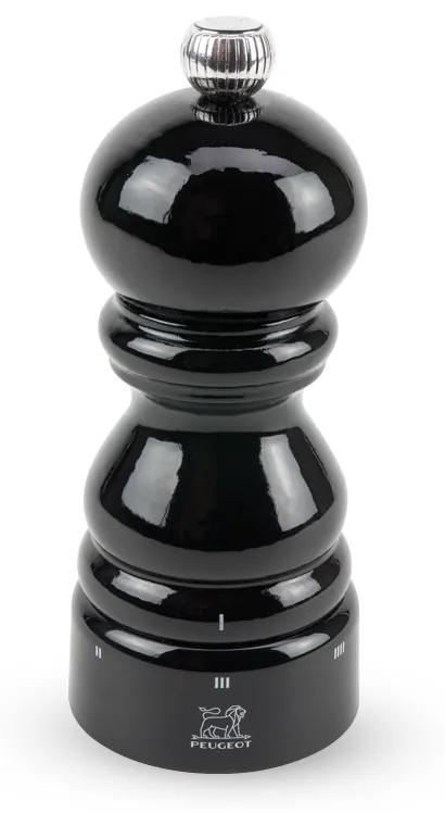 Dřevěný manuální mlýnek na pepř Peugeot Paris u’Select | černý Typ: 12 cm