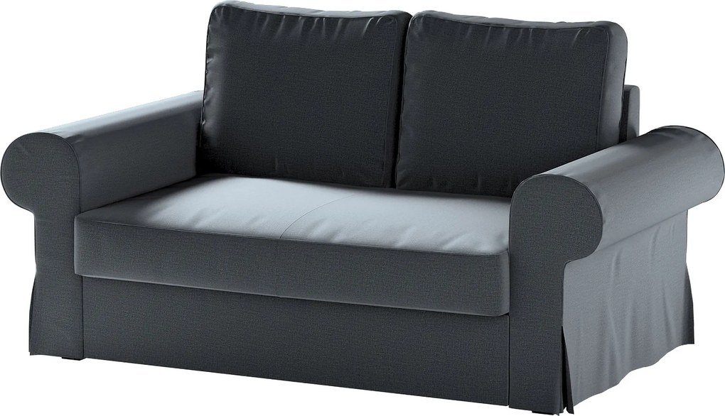 Potah na pohovku IKEA Backabro 2-místná, rozkládací barva šedá látka sametová