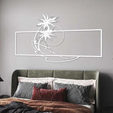Designová dřevěná dekorace květinový ornament | SENTOP HDF0323