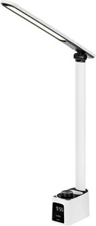 Stolní lampa s hodinama REBEL KOM1019 , regulace