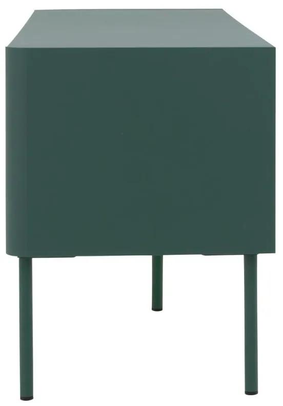 Matně zelený lakovaný TV stolek Tenzo Switch 141,5 x 39 cm