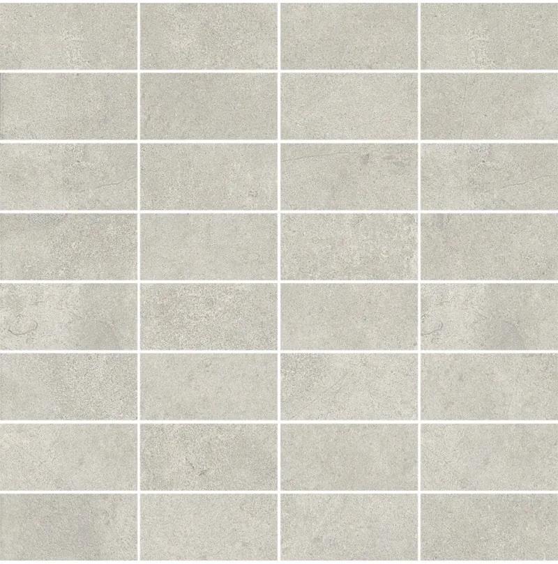 Stargres Dlažba Qubus White Mosaic Pásky 30x30 - 152185