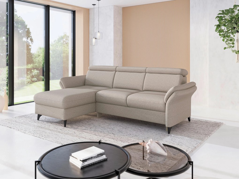 XXXLutz ROHOVÁ SEDAČKA, textil, šedohnědá Sit & More - Sedací soupravy - 000144025808