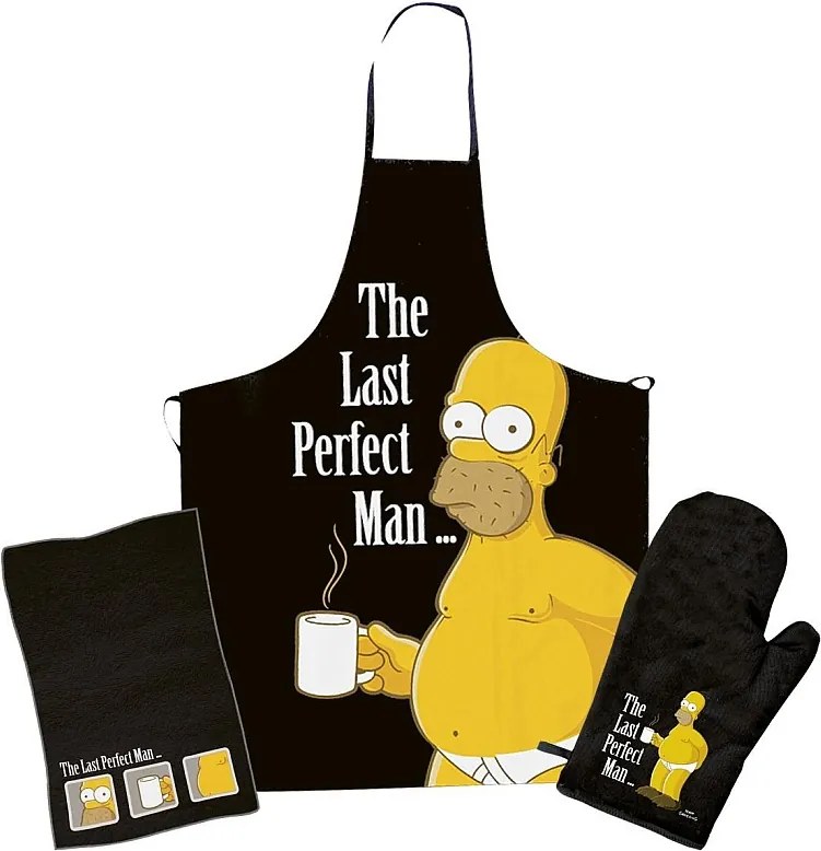 Curepink Kuchyňský set Simpsonovi - Last Perfect Man
