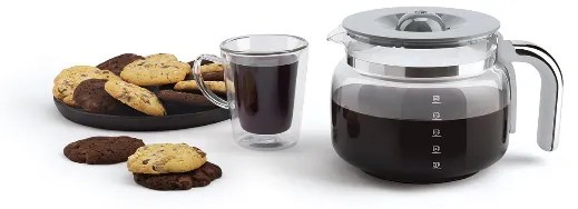 Kávovar na filtrovanou kávu 1,4l Smeg 50´s Retro Style, chromový