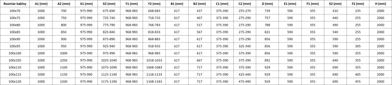 Mexen Mist-H L Duo, 2-křídlý ​​sprchový kout 100 x 115 cm, čiré sklo, měděný matný profil, 8A5L-100L-115P-65-00