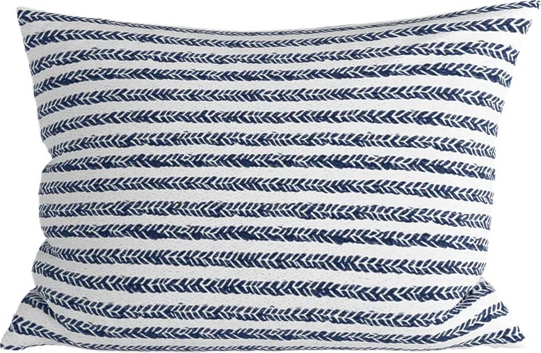 Polybavlněný povlak na polštář NAVYSTA POLY 50x70 cm, modro-bílý