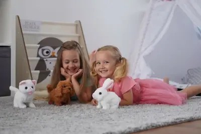 STEPPOS Interaktivní králíček bíý / od 3 let