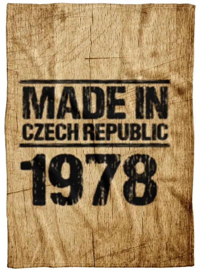 Deka Made In (rok: 1978, Podšití beránkem: NE)