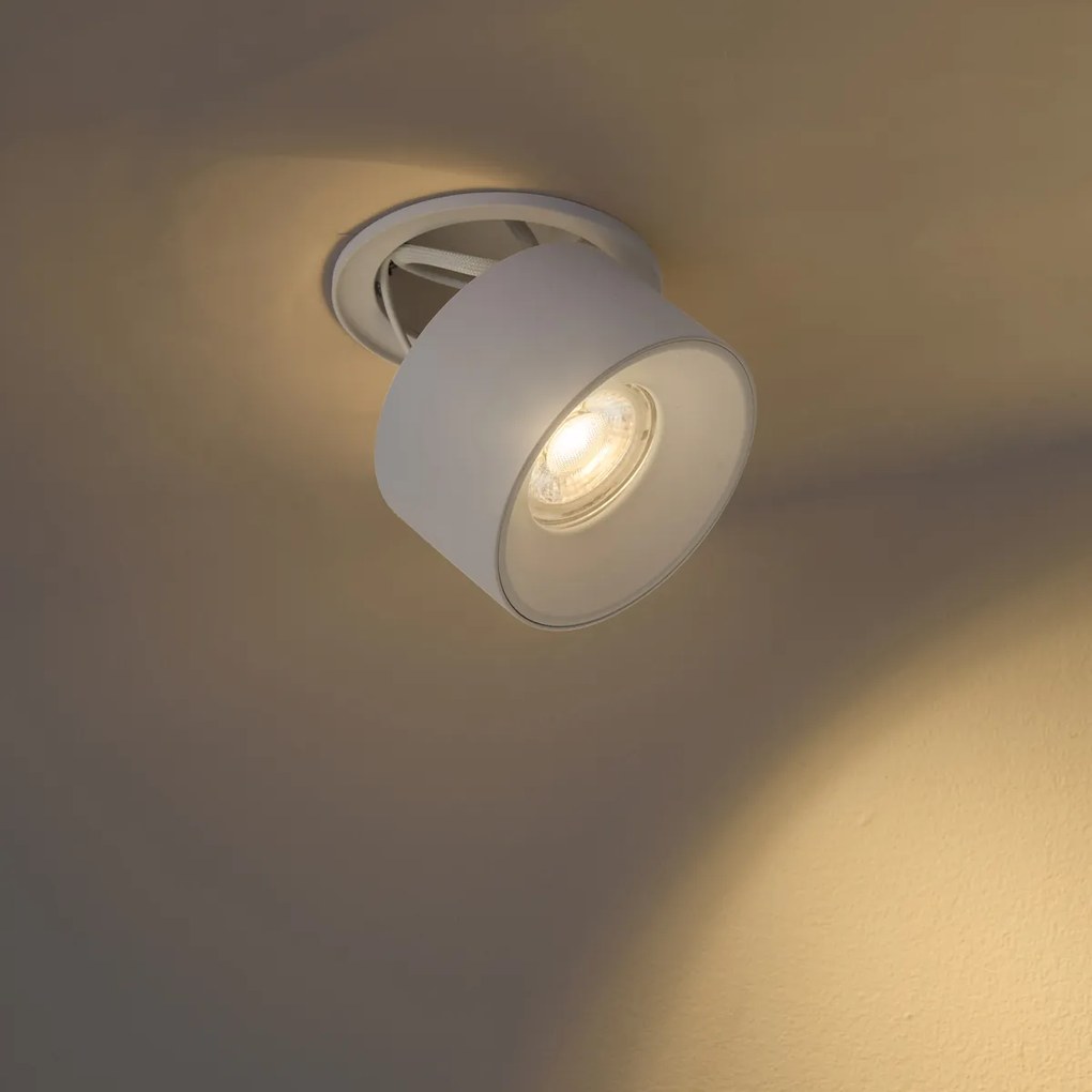 Moderní vestavné bodové svítidlo bílé GU10 50mm - Echo