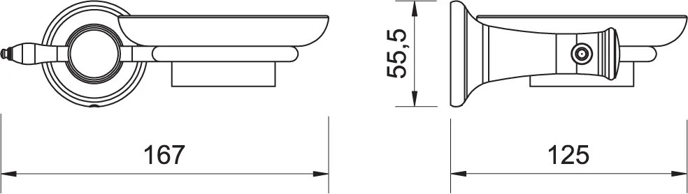Ferro - Mýdlenka ANTICA, bronz, AAI02BR