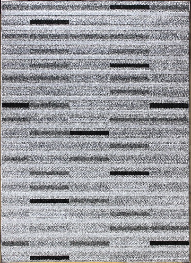 BE Koberec Lagos 1053 GREY - šedý obdélníkový Rozměr: 80x150 cm