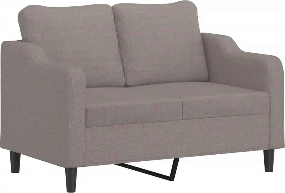 2dílná sedací souprava s polštáři taupe textil 3201857