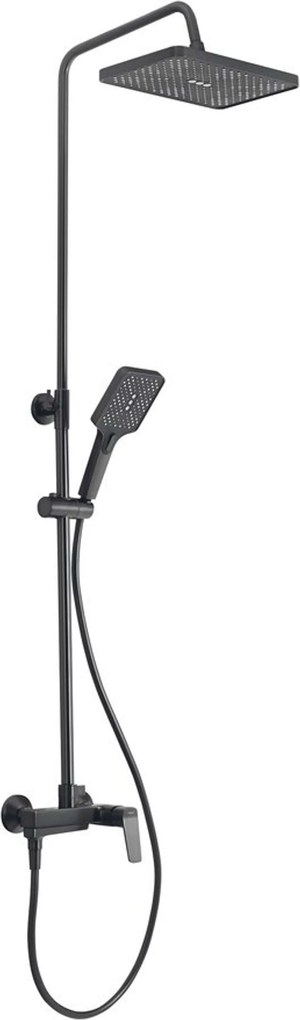 Aqualine Flery - Sprchový set s baterií, gun metal FY690GM