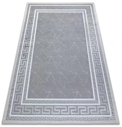 Dywany Luszczow Kusový koberec GLOSS 2813 27, rám, řecký šedá Rozměr koberce: 180 x 270 cm