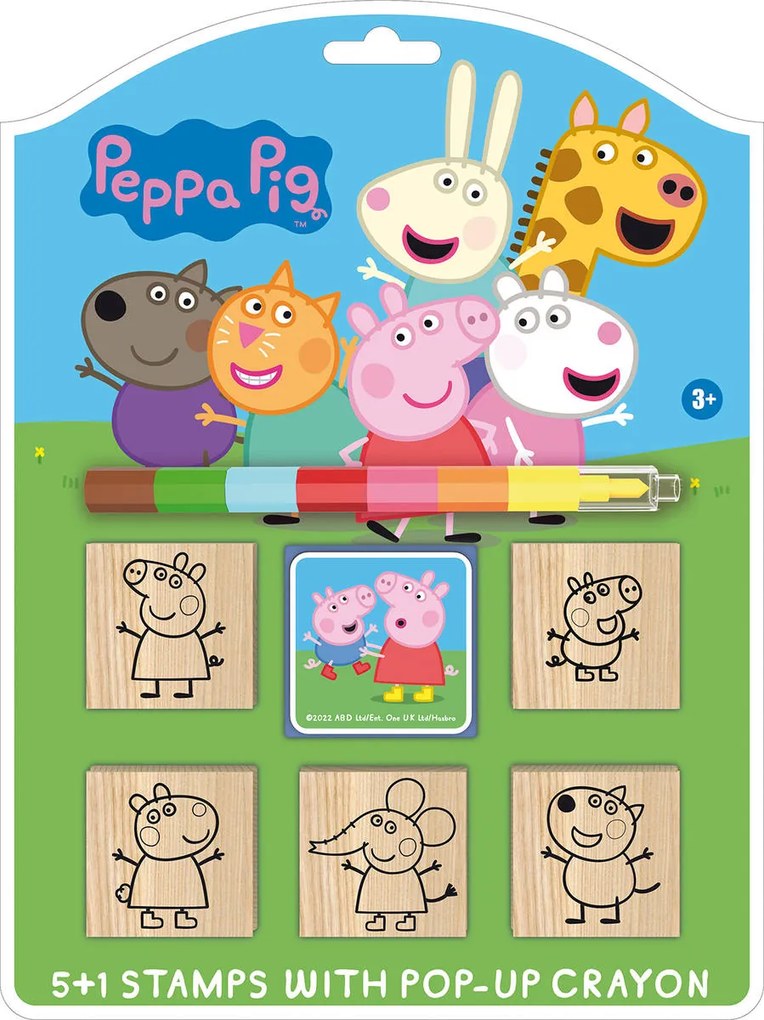 JIRI MODELS Razítka 5+1 s pop-up voskovou Peppa Pig 4
