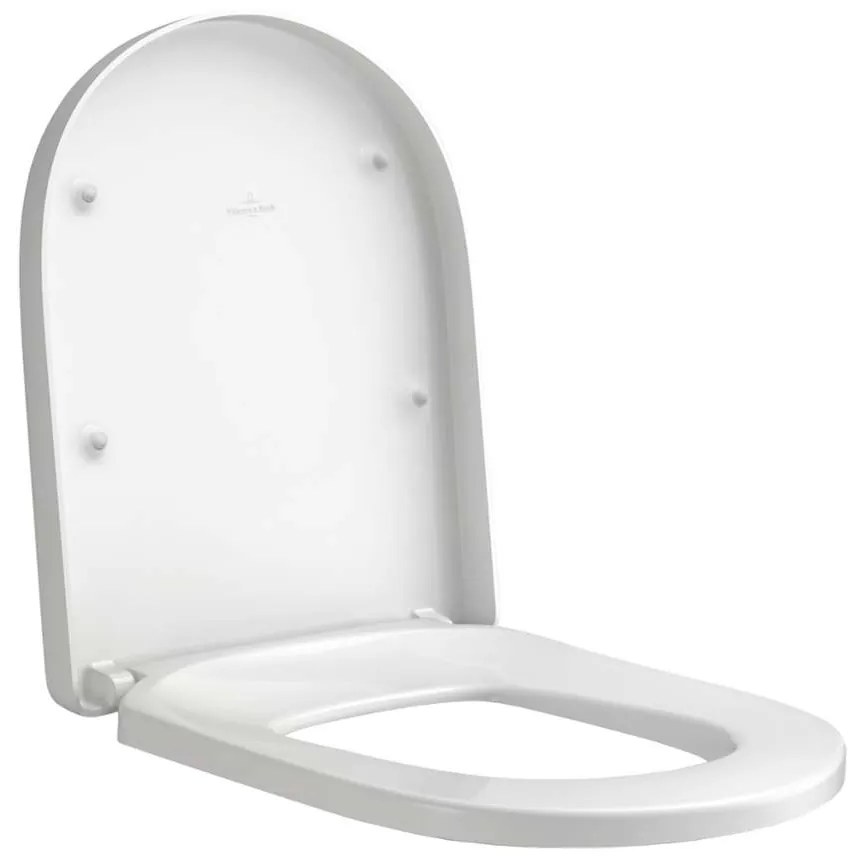 Villeroy & Boch O.novo - WC sedátko, SoftClosing, QuickRelease, alpská bílá 8M36S101