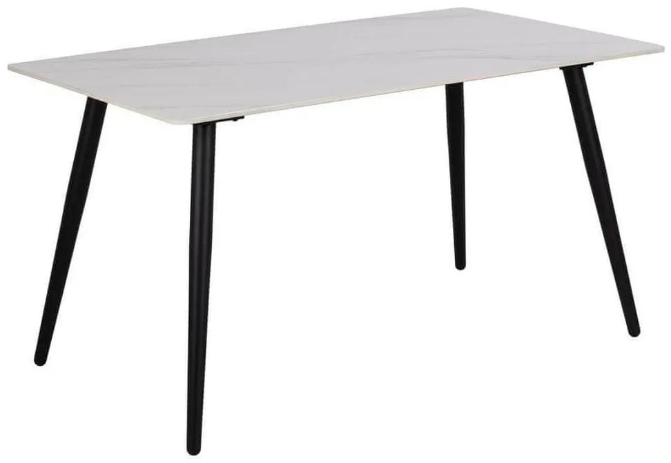 Intesi Moderní stůl Wicklow bílá/černá