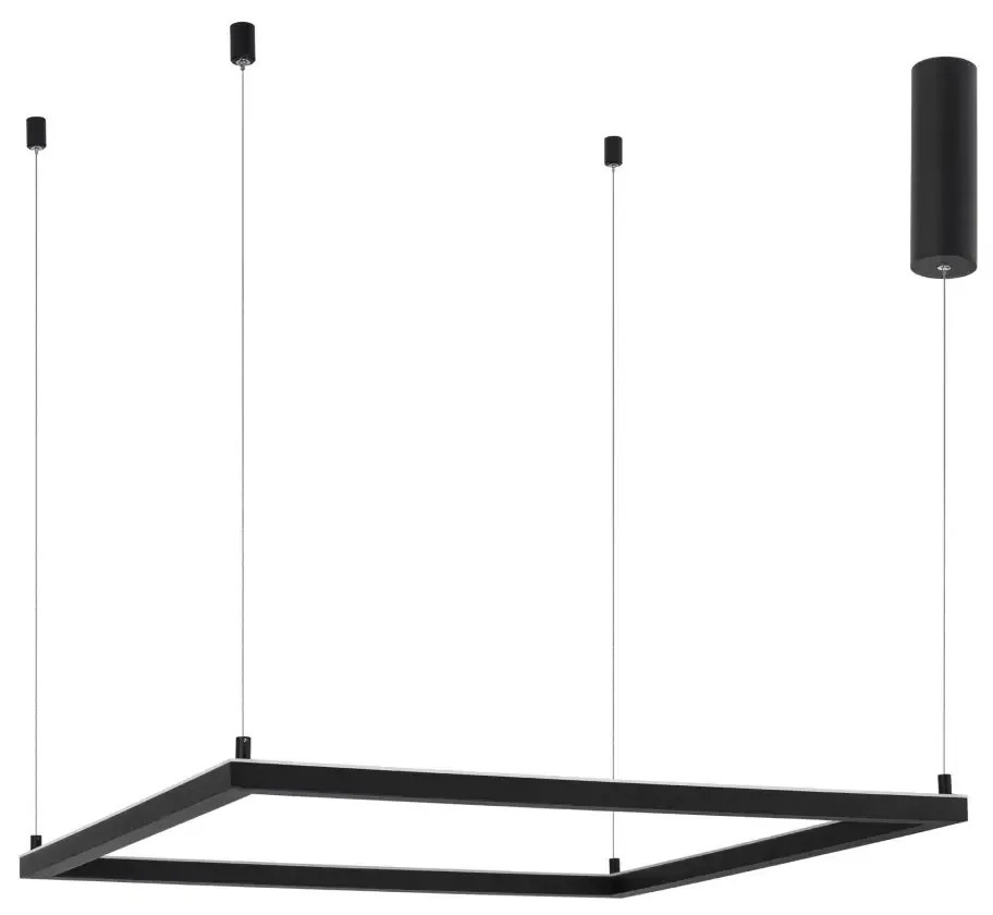 LED lustr Eterna 75 černé
