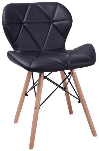 Jídelní židle EKO černá - skandinávský styl | Biano