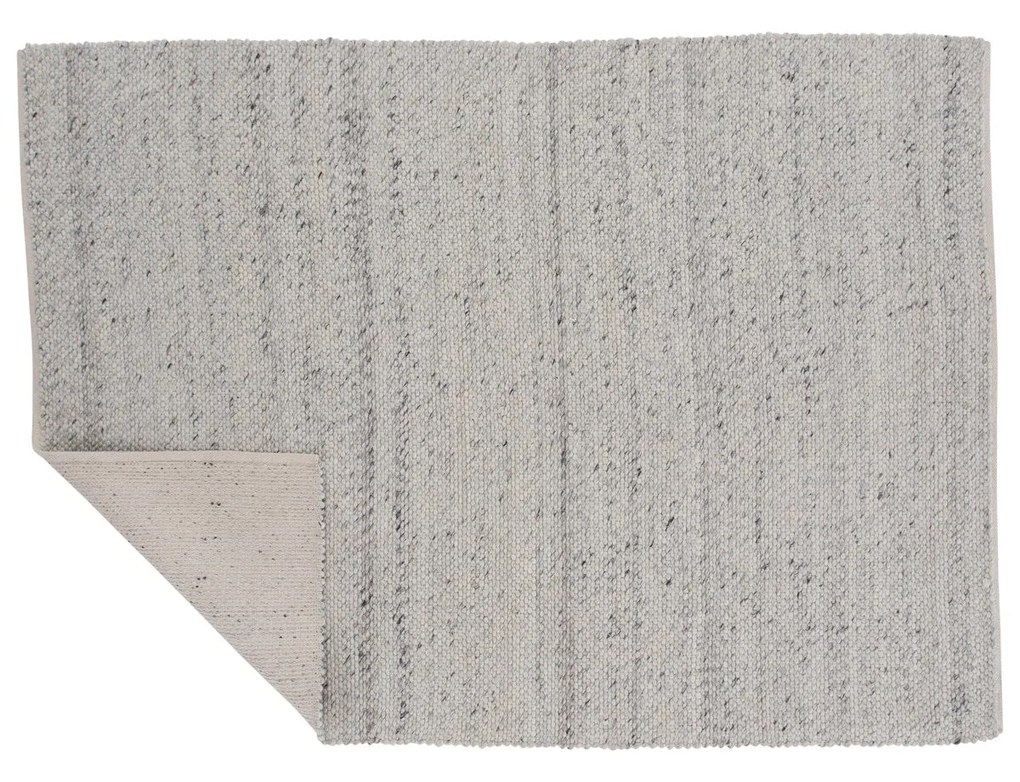 Obdélníkový koberec Ganga, bílý, 300x200