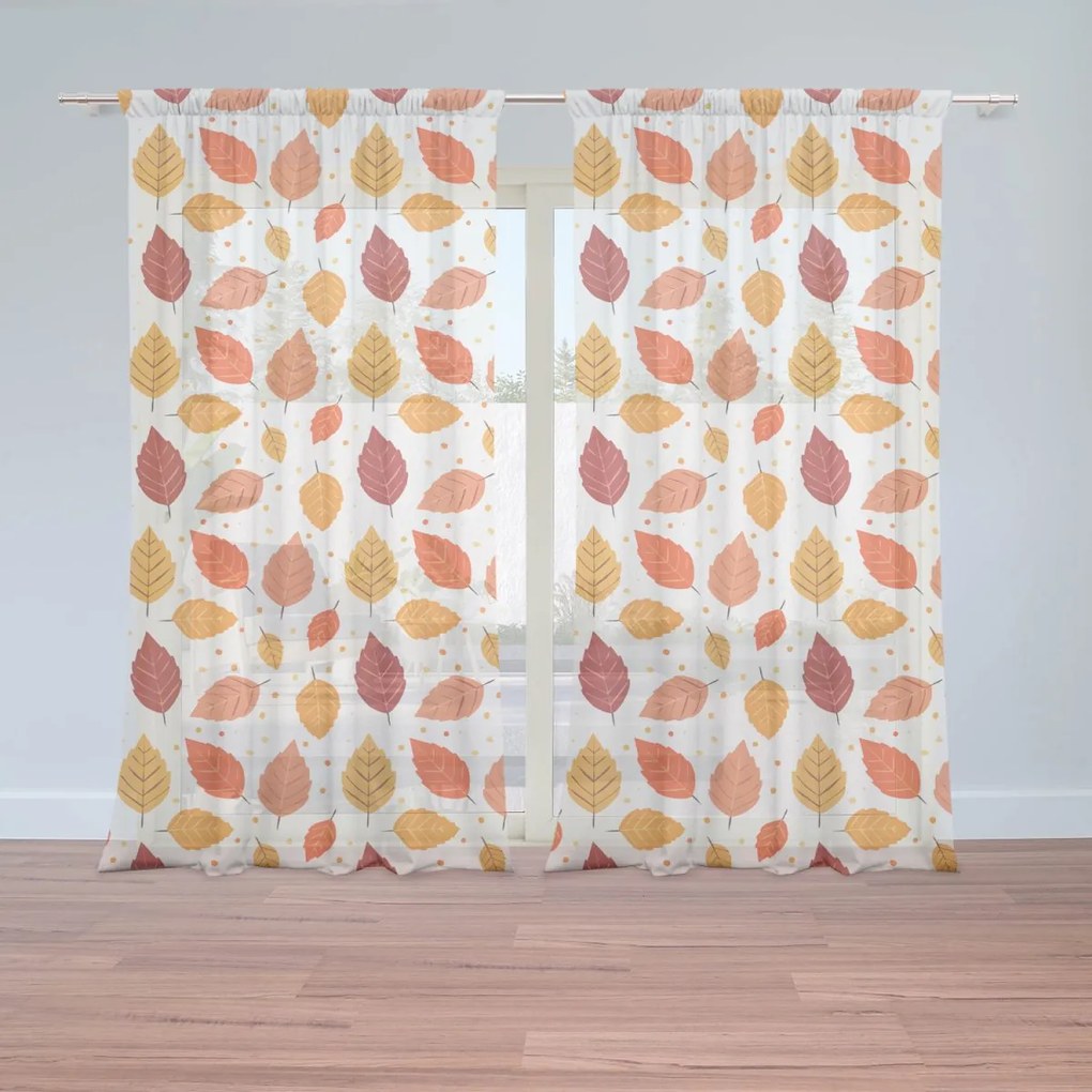 Sablio Záclony Barevný listopad: 2ks 150x250cm