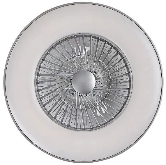Rabalux - LED Stmívatelné stropní svítidlo s ventilátorem LED/40W/230V + DO