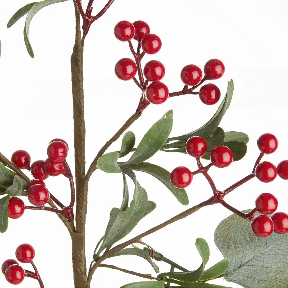WINTERGREEN Větvička eukalyptová s bobulkami 70 cm