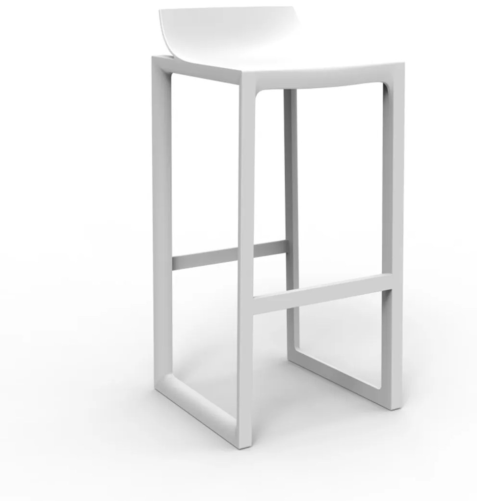 VONDOM - Barová židle WALL STREET - bílá