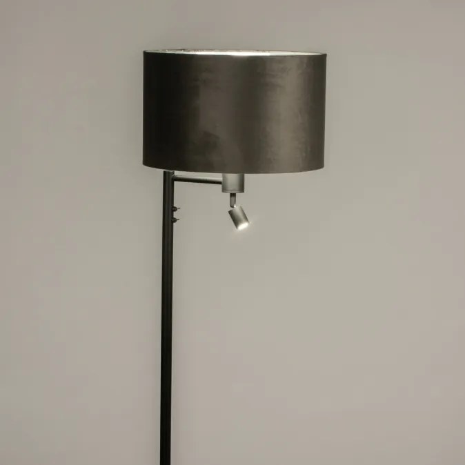 Stojací designová lampa La Ritelliote Black and Black