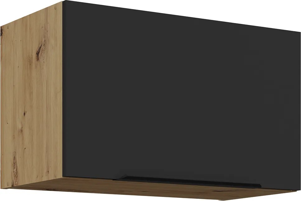 ARIA ac | horní skříňka 60 NAGU-36 1F výklopná | 60 cm | HLUBOKÁ | ANTI FINGERPRINT povrch | artisan/černá