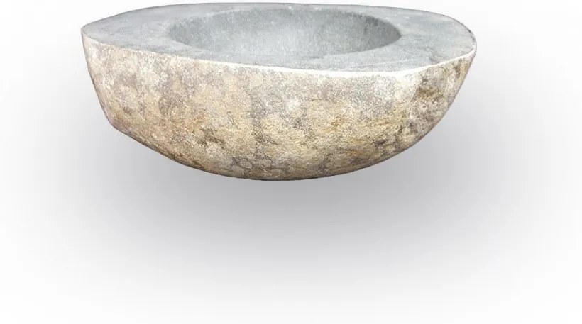 Indera The Lavabo Slice Avocado 57039 Umyvadlo z přírodního říčního kamene
