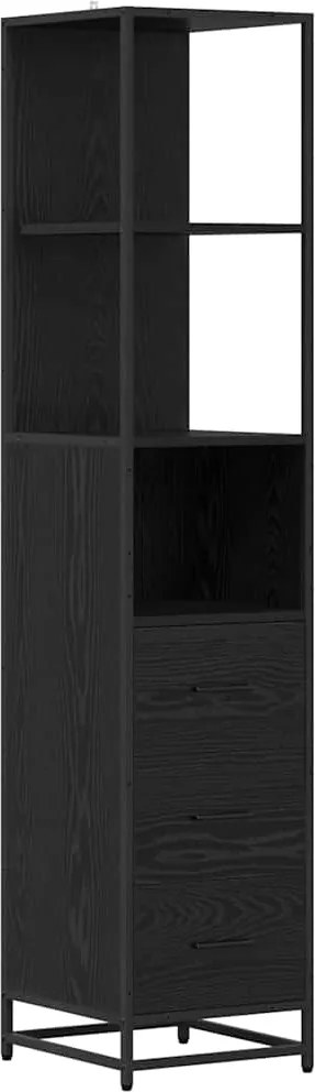 Sada koupelnového nábytku 3 ks Černý dub 90 x 33 x 60 cm 3402455