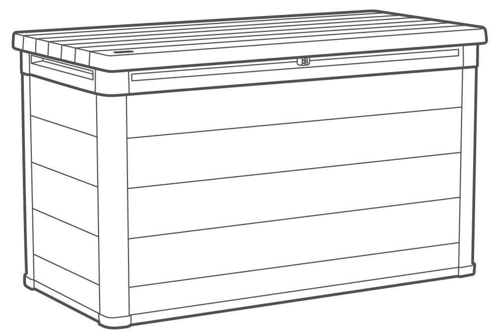 Úložný box DENALI STORAGE 90 Keter 152x73x90cm