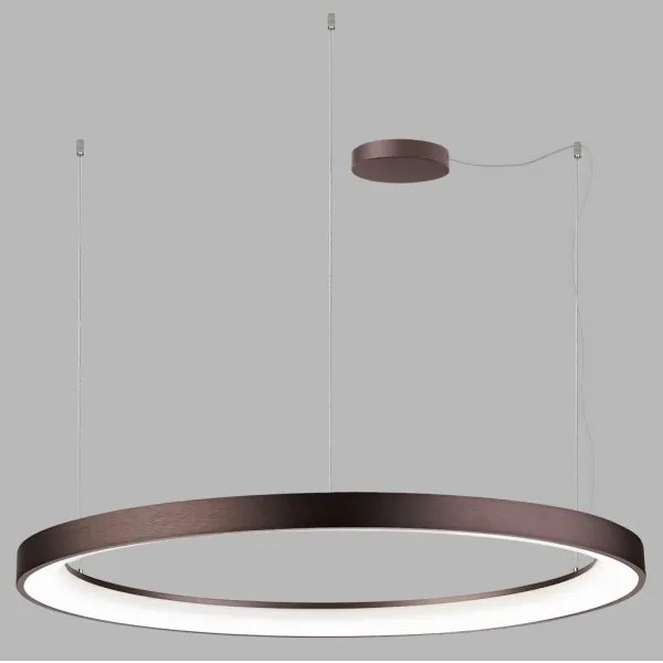 LED2 - LED Stmívatelný lustr na lanku BELLA LED/80W/230V 3000K/4000K hnědá