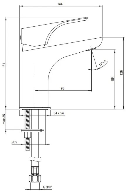 Deante Washbasin tap