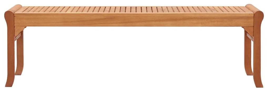 vidaXL 3místná zahradní lavice 150 cm masivní eukalyptové dřevo