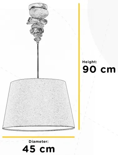 ONLI - Lustr na lanku VERA 1xE27/22W/230V
