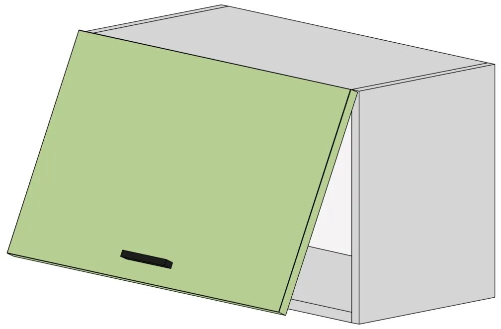 Horní skříňka E-60-HD Barva dvířek: kašmír, Barva korpusu: kašmír