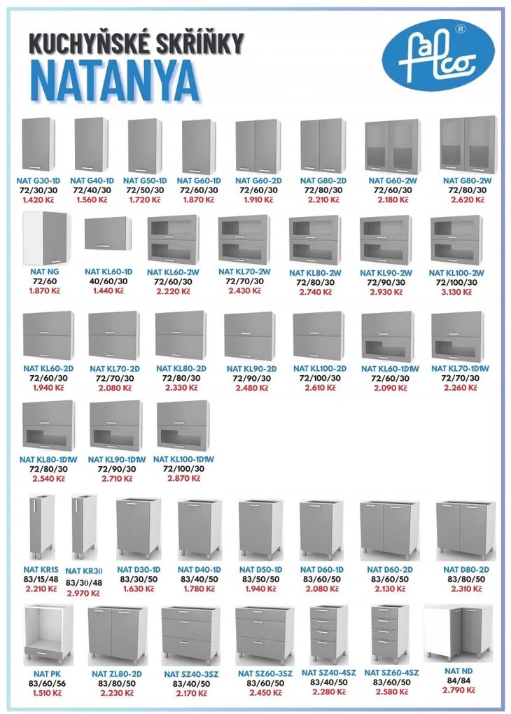 FN Kuchyňská skříňka Natanya D401D