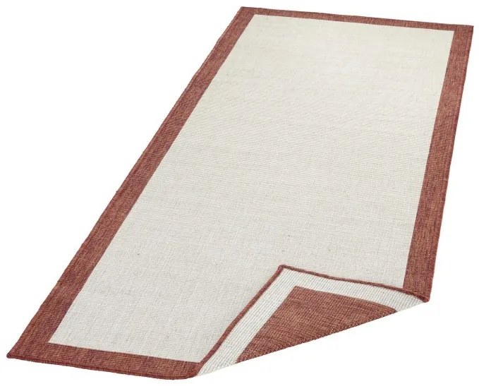 NORTHRUGS - Hanse Home koberce Kusový koberec Twin-Wendeteppiche 103106 creme terra – na ven i na doma - 80x150 cm