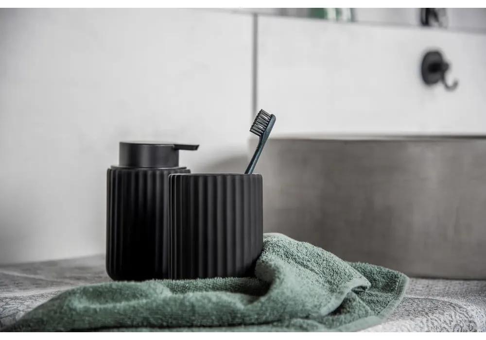 Matně černá keramická sada doplňků do koupelny Belluno – Wenko