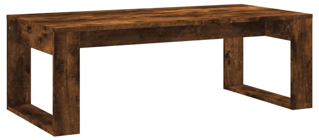 Konferenční stolek kouřový dub 102x50x35 cm kompozitní dřevo - Default Title
