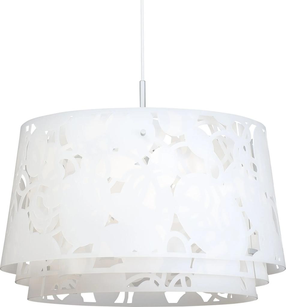 Závěsná lampa Collage 60 cm bílá
