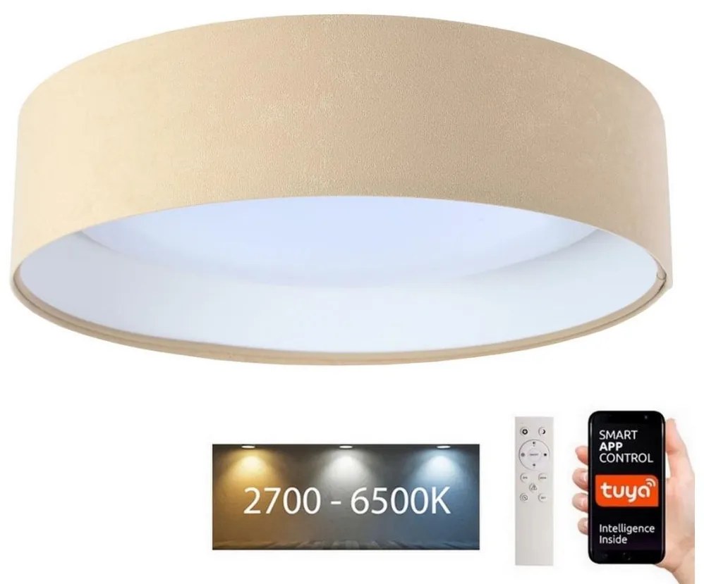 BPS Koncept LED Stropní svítidlo SMART GALAXY LED/36W/230V Wi-Fi Tuya béžová/bílá + DO BS0522