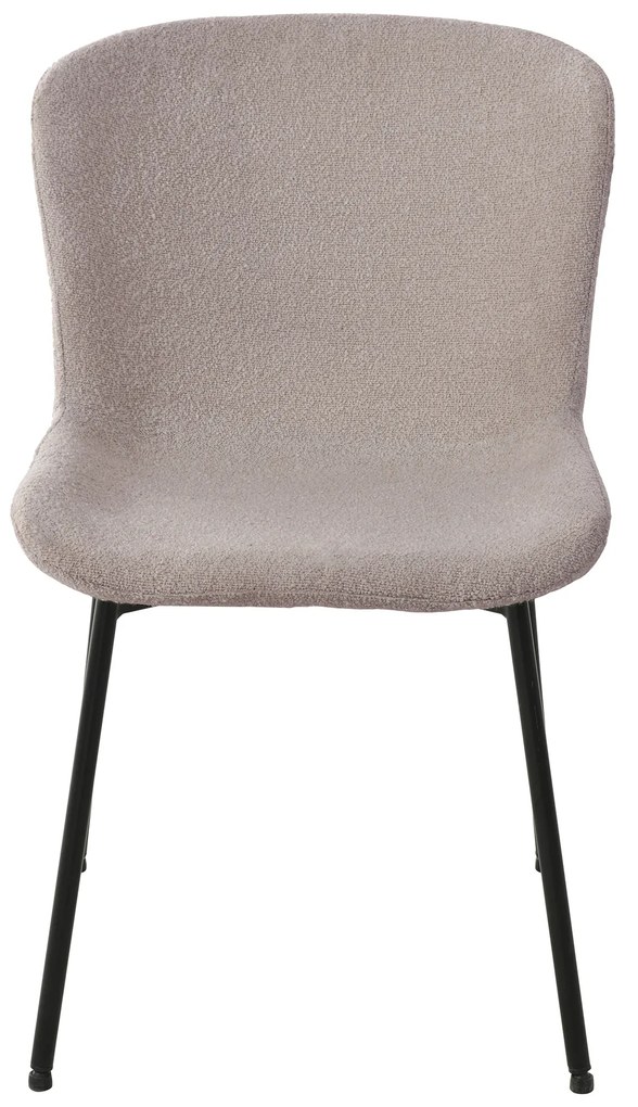 House Nordic Jídelní židle MACEDA béžové bouclé 1001135