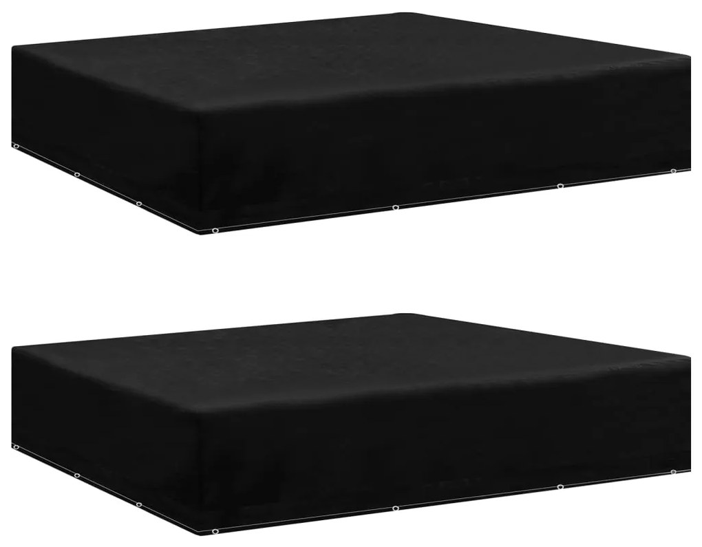 Plachty na zahradní nábytek 2 ks 12 oček 250 x 250 x 70 cm 3082837